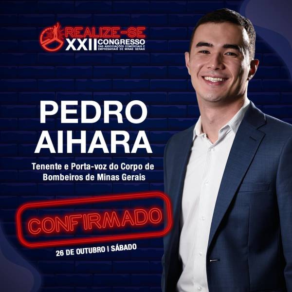 Pedro Aihara está confirmado para o XXII Congresso das ACEs - Federaminas